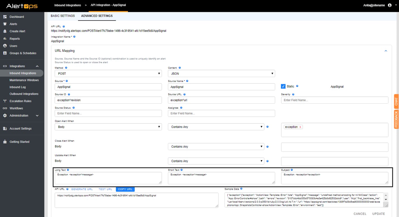 Custom URL Mapping